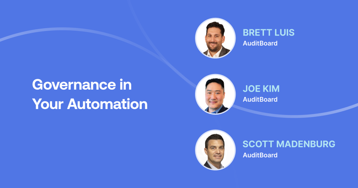 Governance in Your Automation