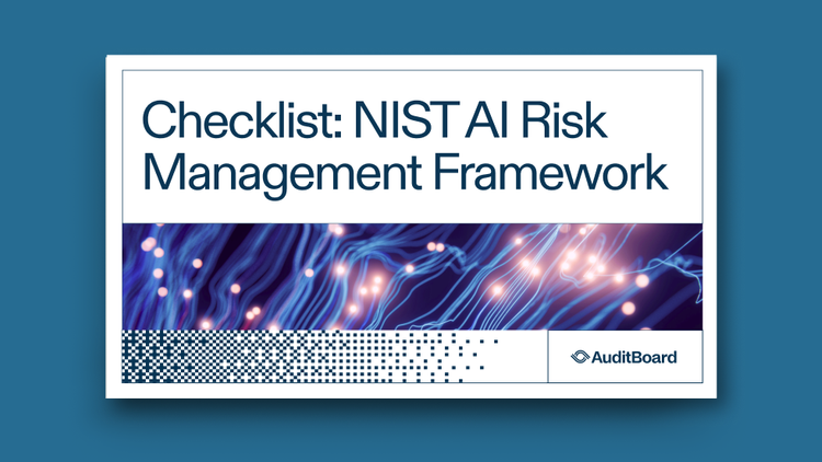 Checklist: NIST AI risk management framework