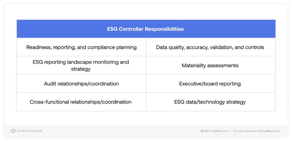 The Emerging Role of the ESG Controller: Does Your Organization Need One?