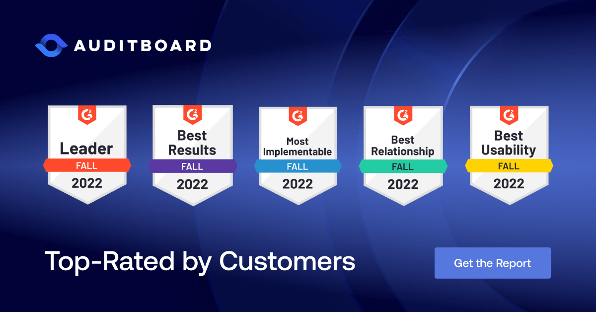 AuditBoard Recognized for Best Usability and as Market Leader in G2 Fall 2022 Audit Management ...
