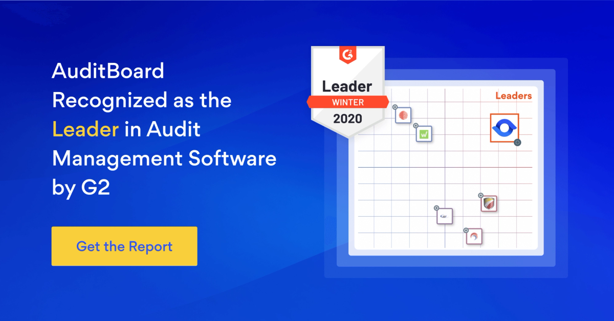AuditBoard Recognized as the Leader in Audit Management Software by G2 ...