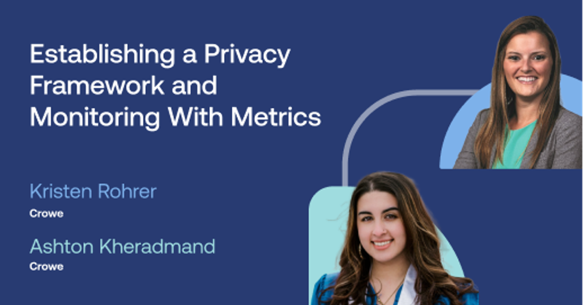 Establishing a Privacy Framework and Monitoring With Metrics