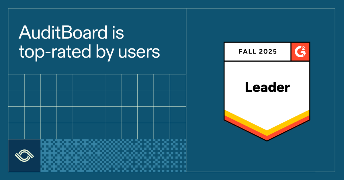 AuditBoard Ranked #1 in Three Categories in G2 Grid Report for Fall 2025
