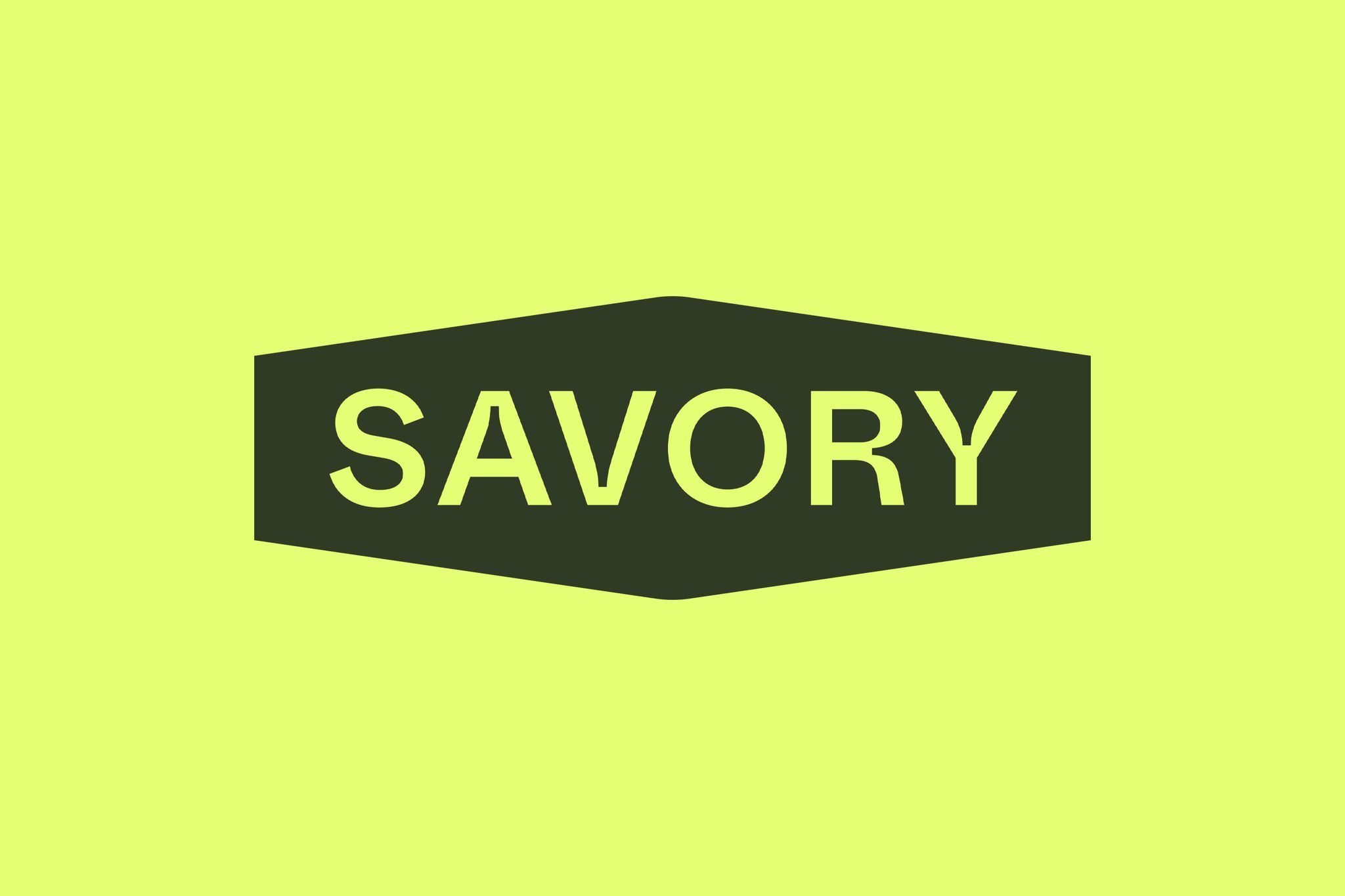 Savory Brand Identity | Brand Archive