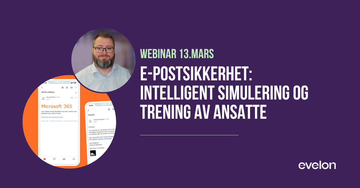 Webinar: Simulering og trening av ansatte – Evelon