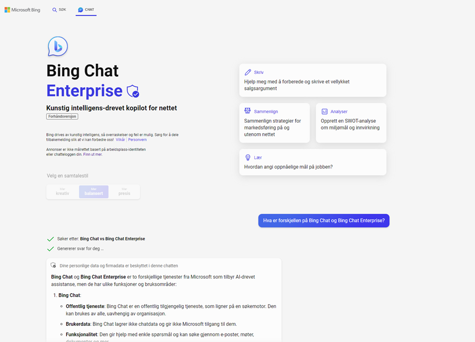 Bing Chat vs. ChatGPT – Evelon