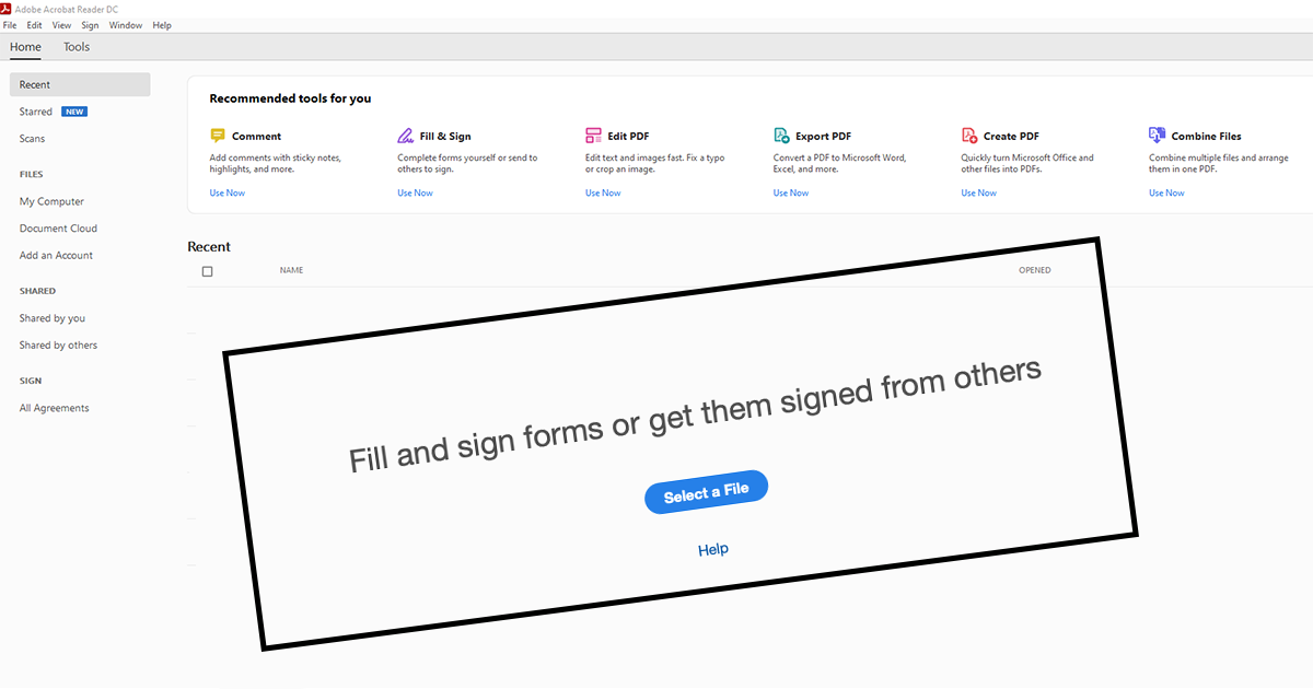 Fyll ut og signer dokumenter digitalt helt gratis med Adobe Acrobat ...