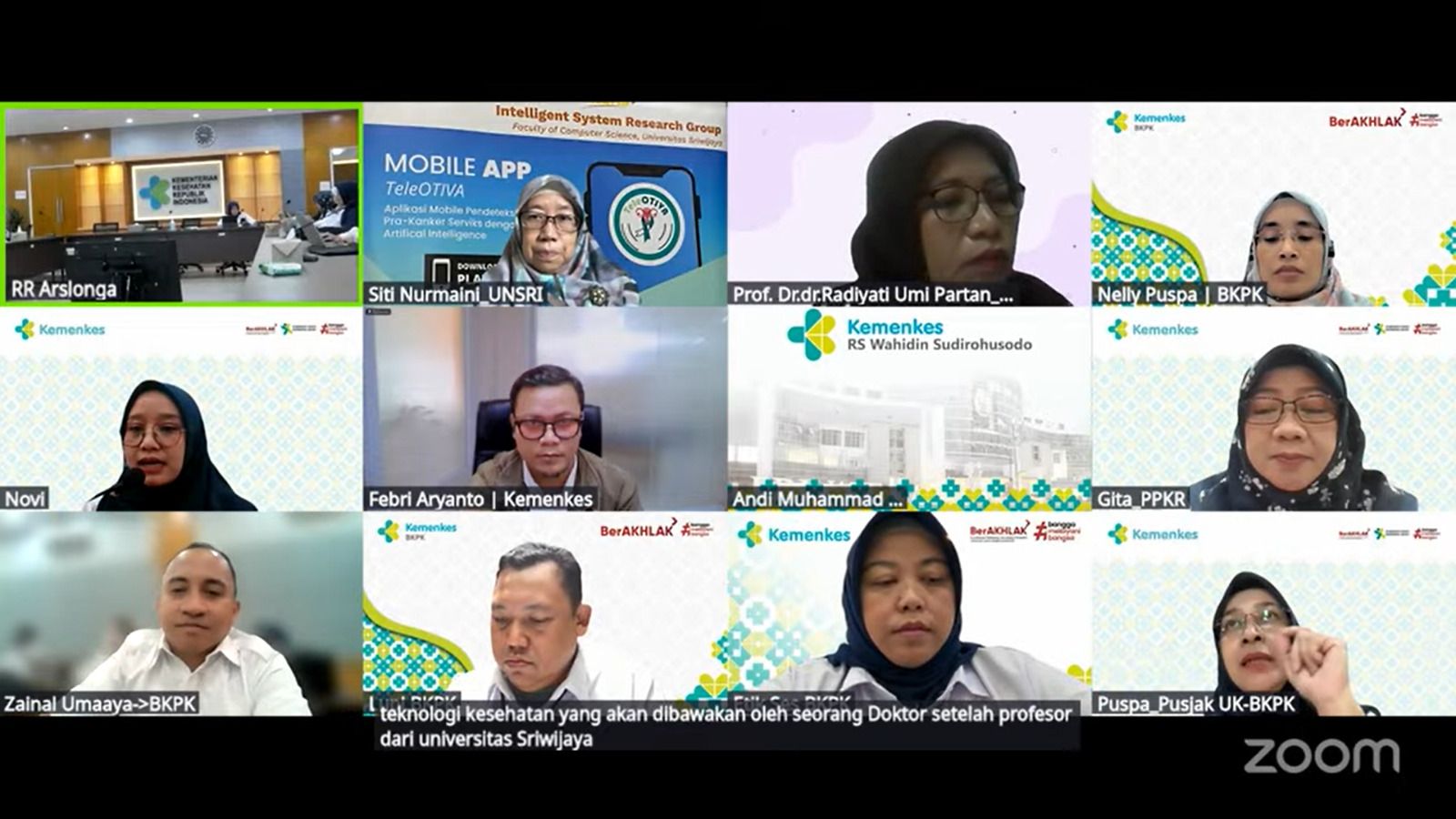 TeleOTIVA Bersama Badan Kebijakan Pembangunan Kesehatan Kementerian ...