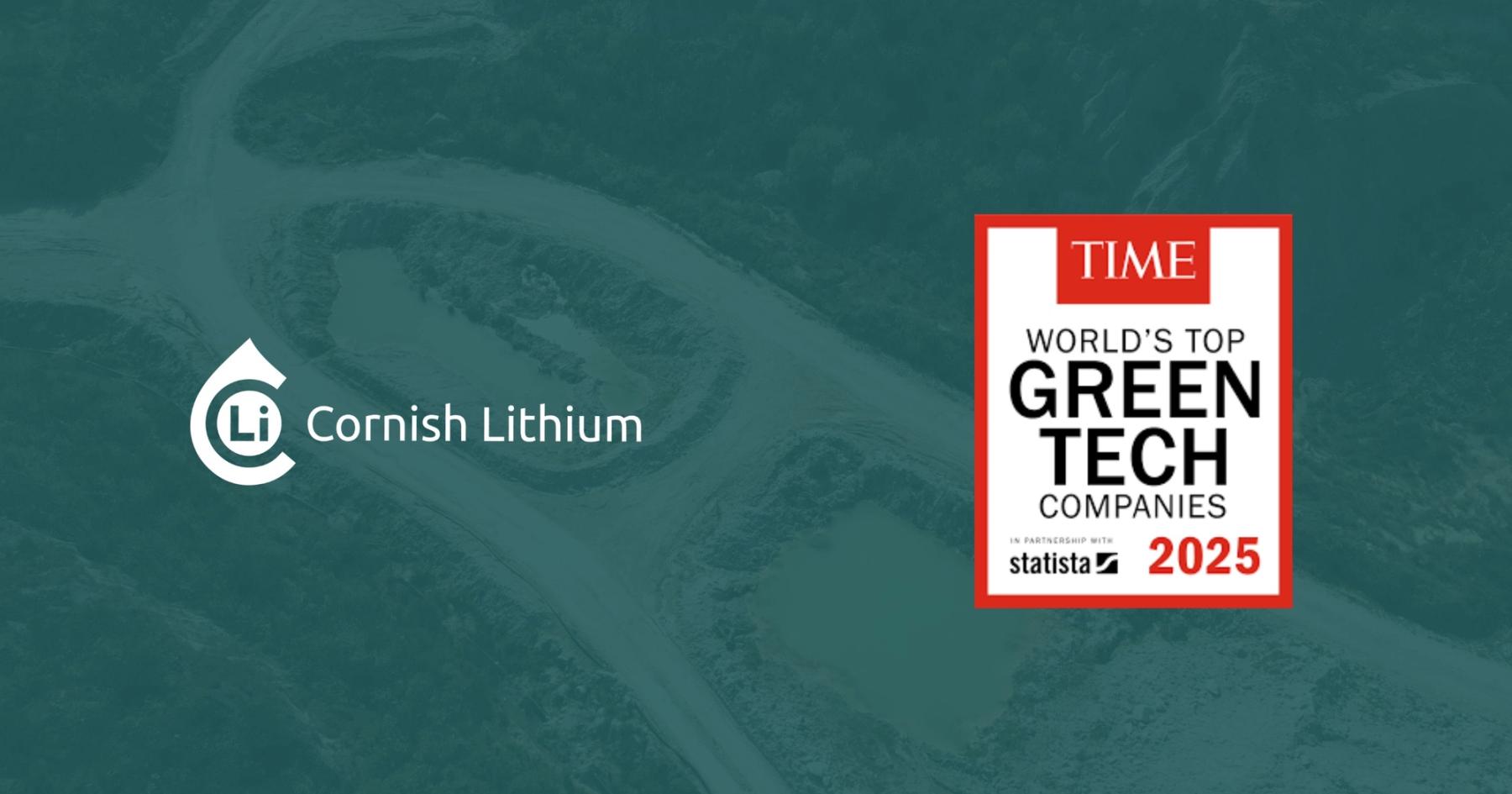 Cornish Lithium has been named as one of the ‘World’s Top GreenTech ...