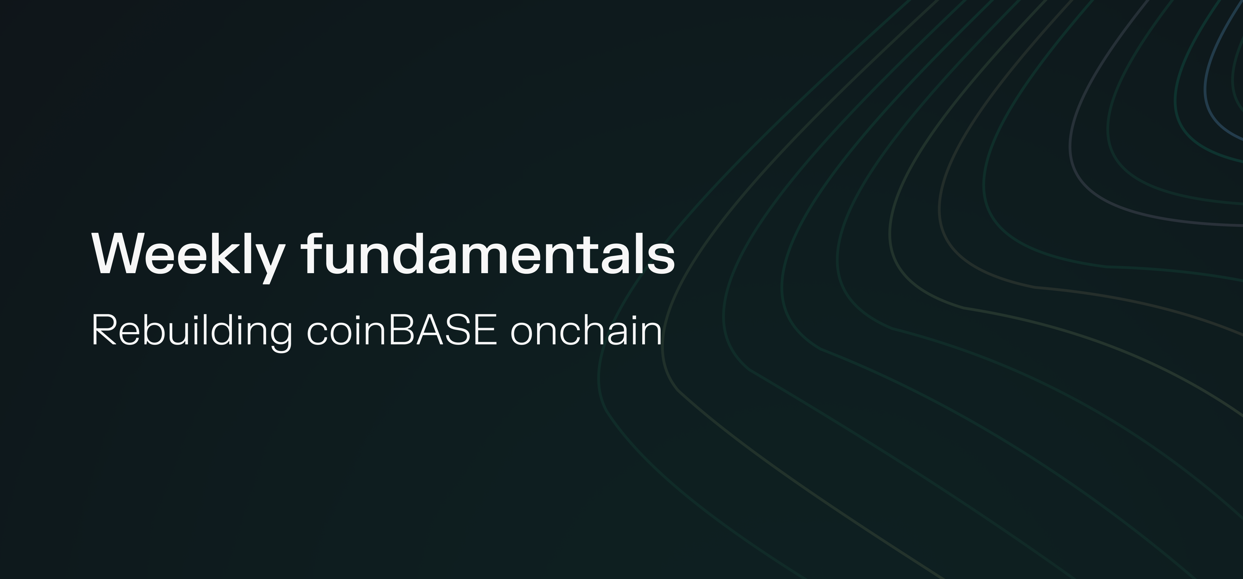 Weekly fundamentals – Rebuilding coinBASE onchain | Token Terminal