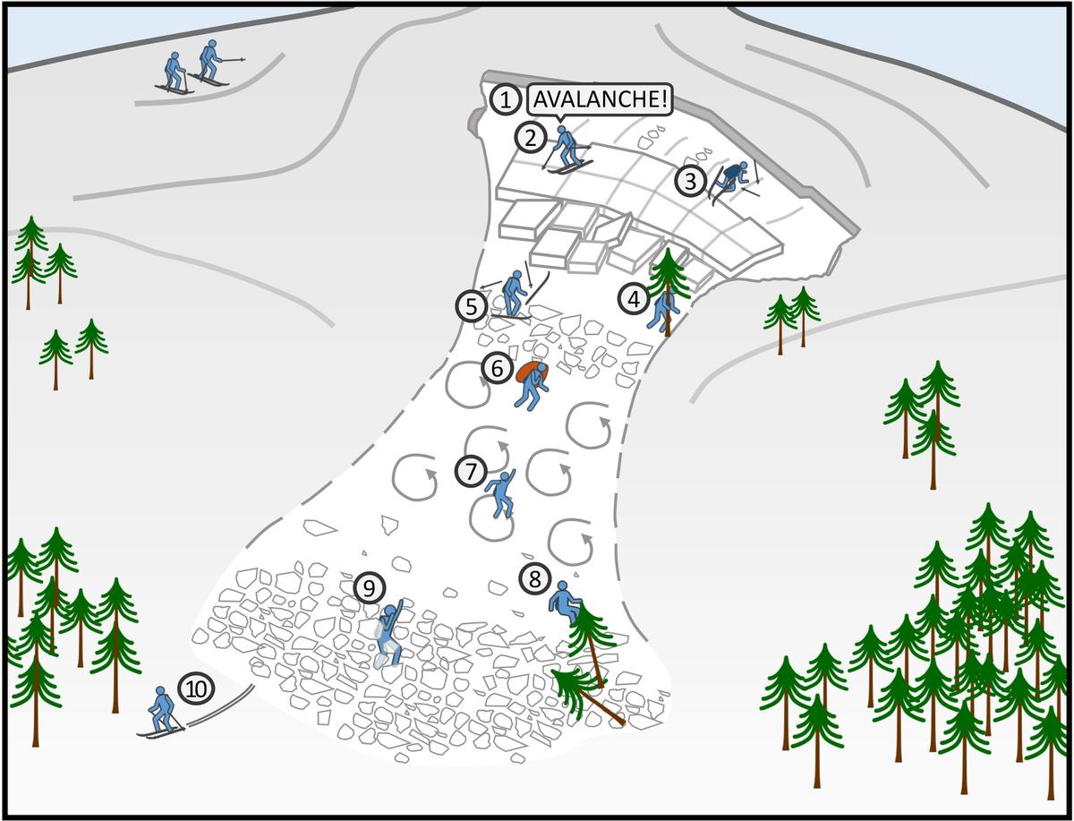 Que faire si vous vous retrouvez dans une avalanche