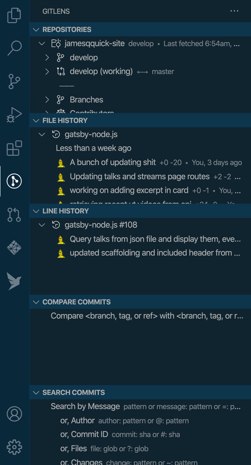 Supercharge Your Git Workflow with the GitLens VS Code Extension | James Q Quick