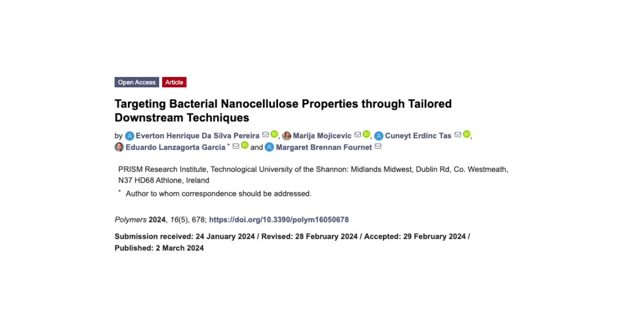 Targeting Bacterial Nanocellulose Properties through Tailored Downstream Techniques | EcoPlastic ...