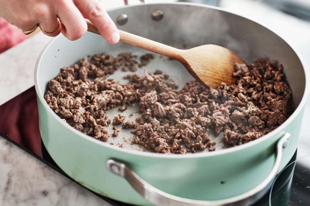 Cheesy Mexican Beef with Avocado Salsa