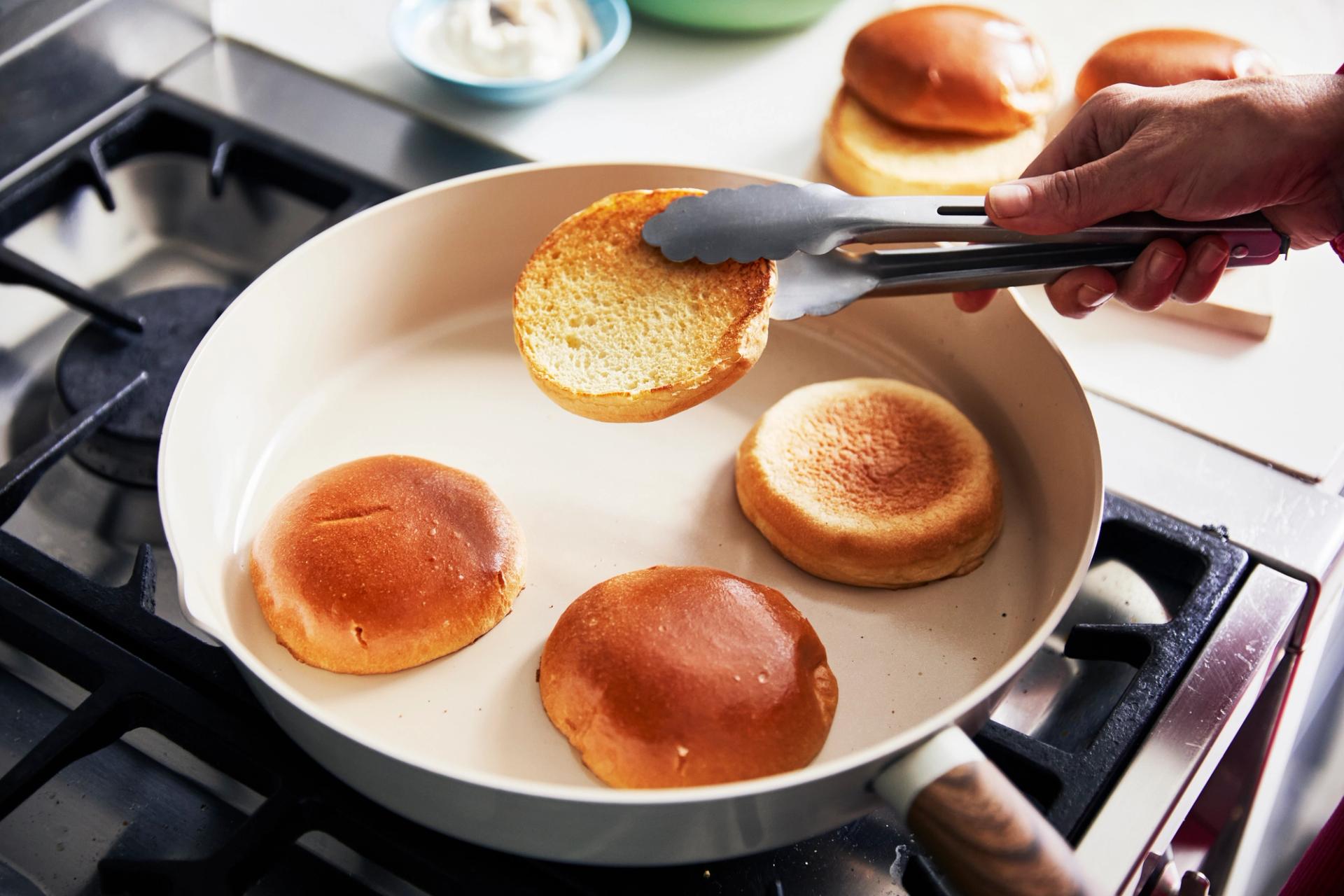 Vietnamese Lemongrass Chicken Burger with Sweet Potato Chips