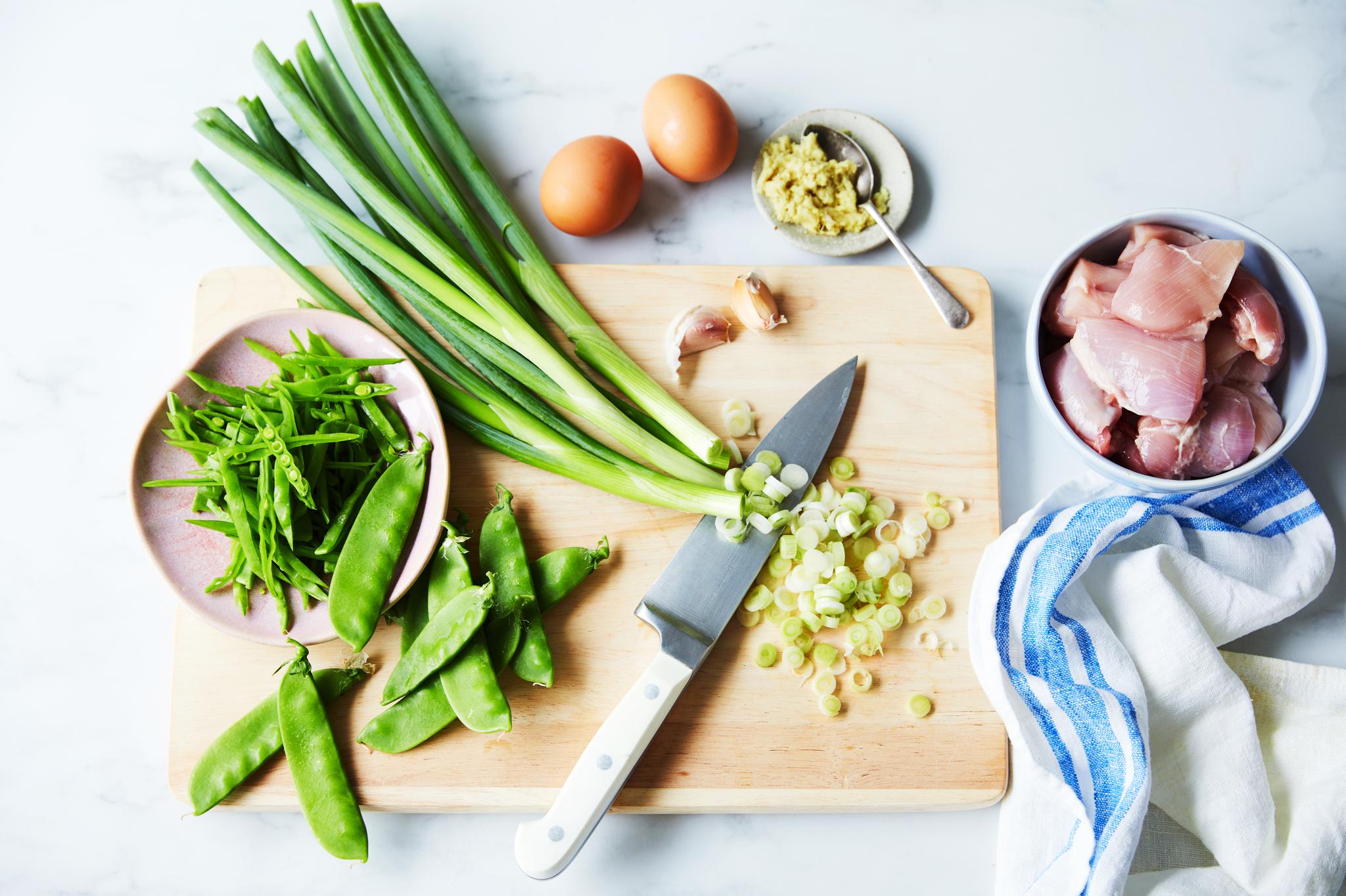 Chicken, Pineapple and Snow Pea Fried Rice