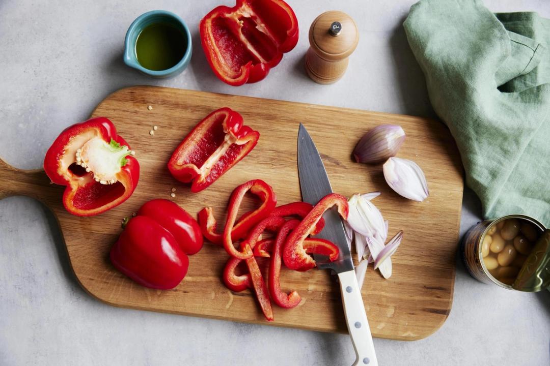 Agrodolce Sausage and Capsicum Tray Bake