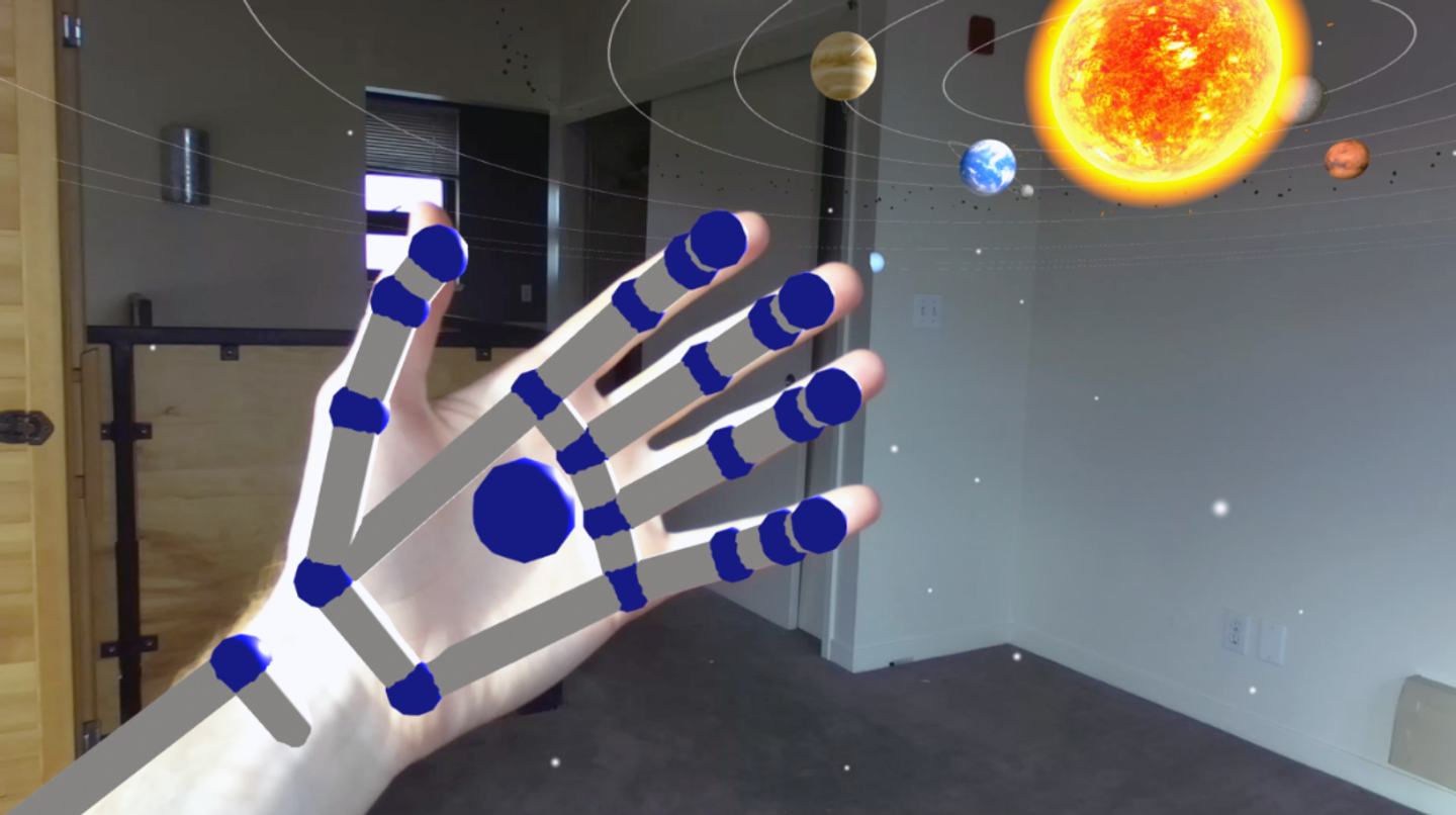 Using Leap Motion and ZED Mini for AR Hand Tracking | Stereolabs