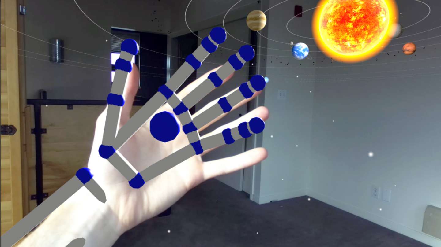 Using Leap Motion and ZED Mini for AR Hand Tracking | Stereolabs