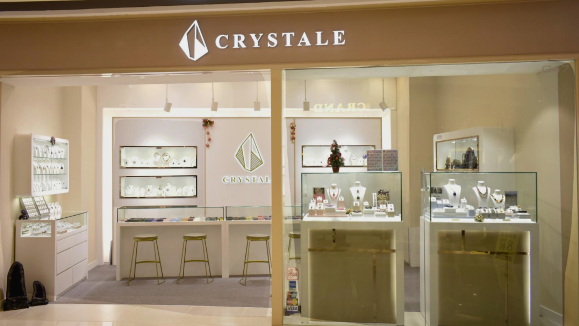 CRYSTALE : Building a custom design Shopify Store | Navy FAB | Shopify ...