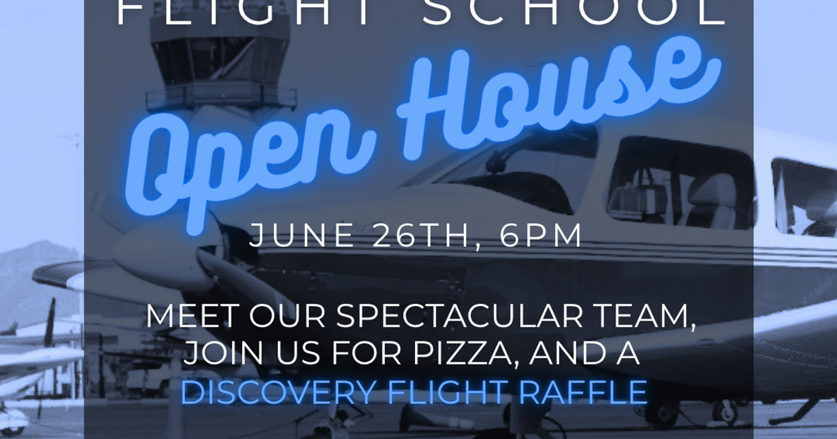 Welcome to Desert Wings Flight School – Join Us for Our Open House This ...