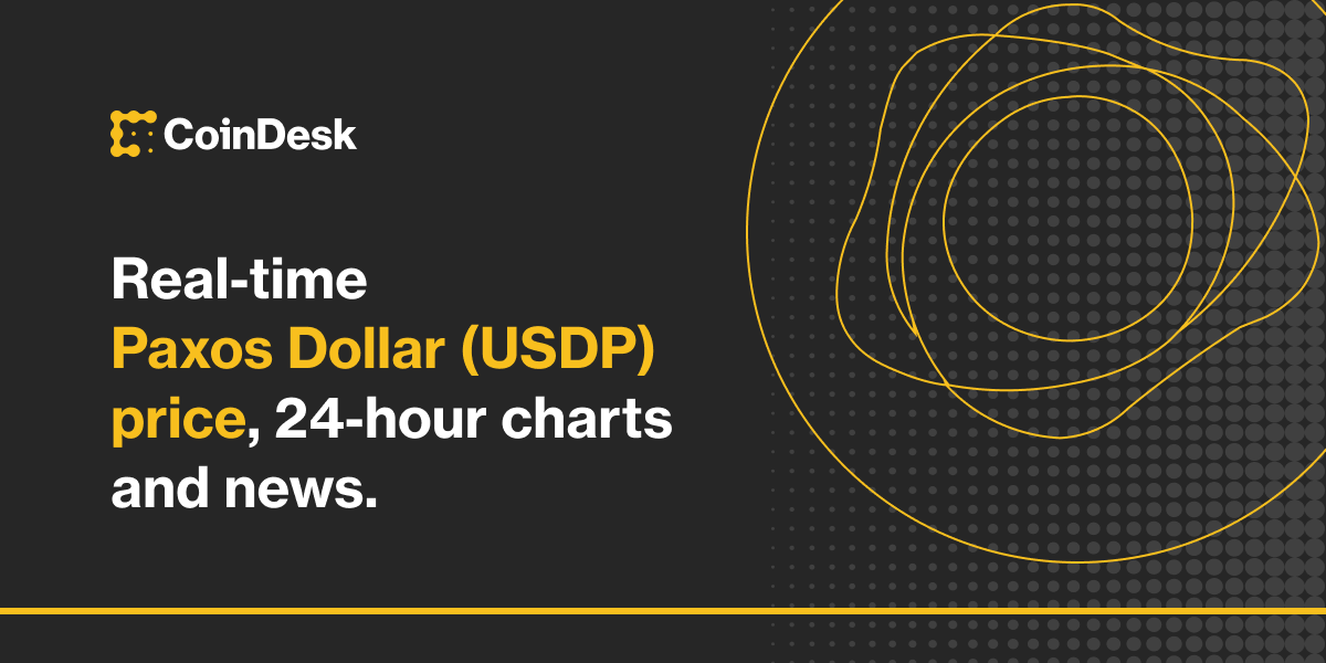 Paxos Dollar Price | USDP Price Index and Live Chart - CoinDesk