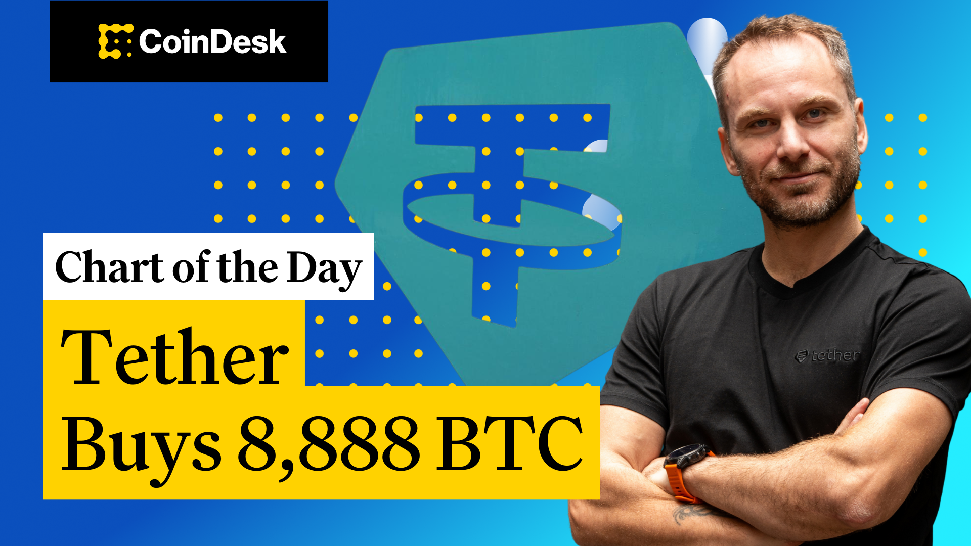 Tether Buys 8,888 BTC | CoinDesk Videos