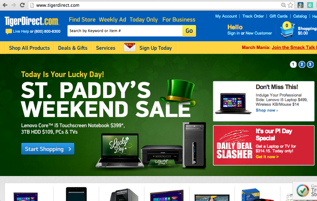 TigerDirect Tops $1 Million in Total Bitcoin Sales