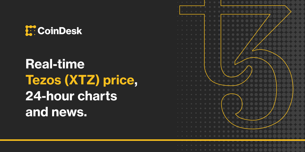 Tezos Price | XTZ Price Index and Live Chart - CoinDesk