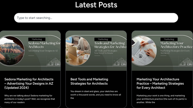 Market Your Architecture