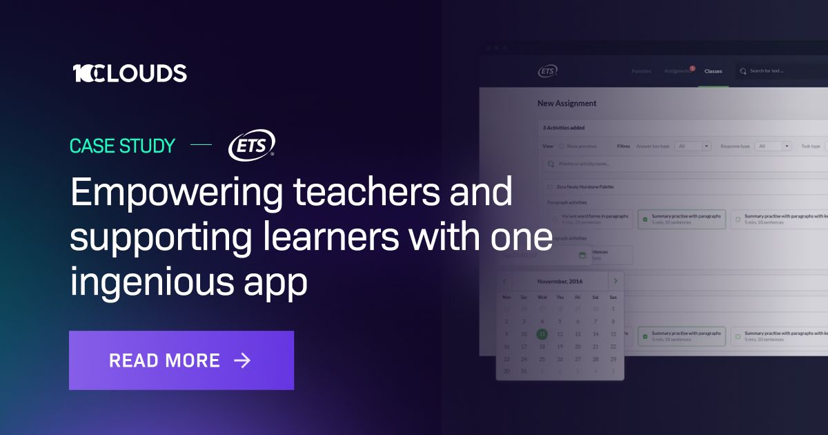 ETS Language Muse - Case Study | 10Clouds