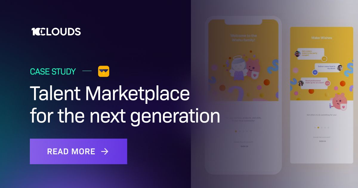 Web development and design case study for Wishu | 10Clouds