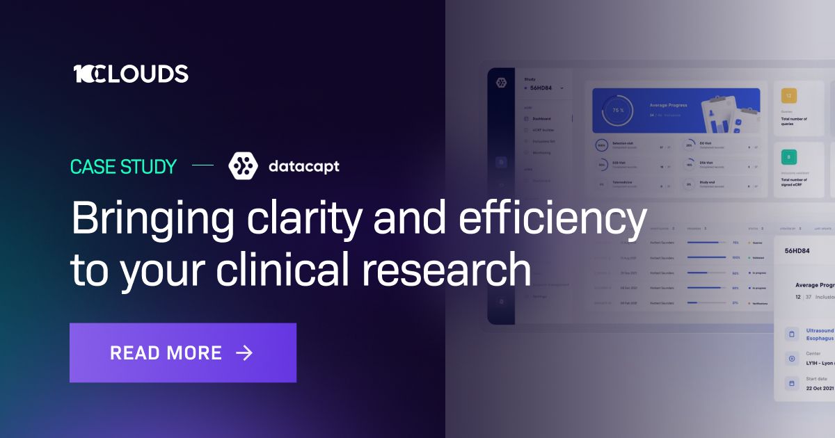 Datacapt Case Study - clinical trial management platform