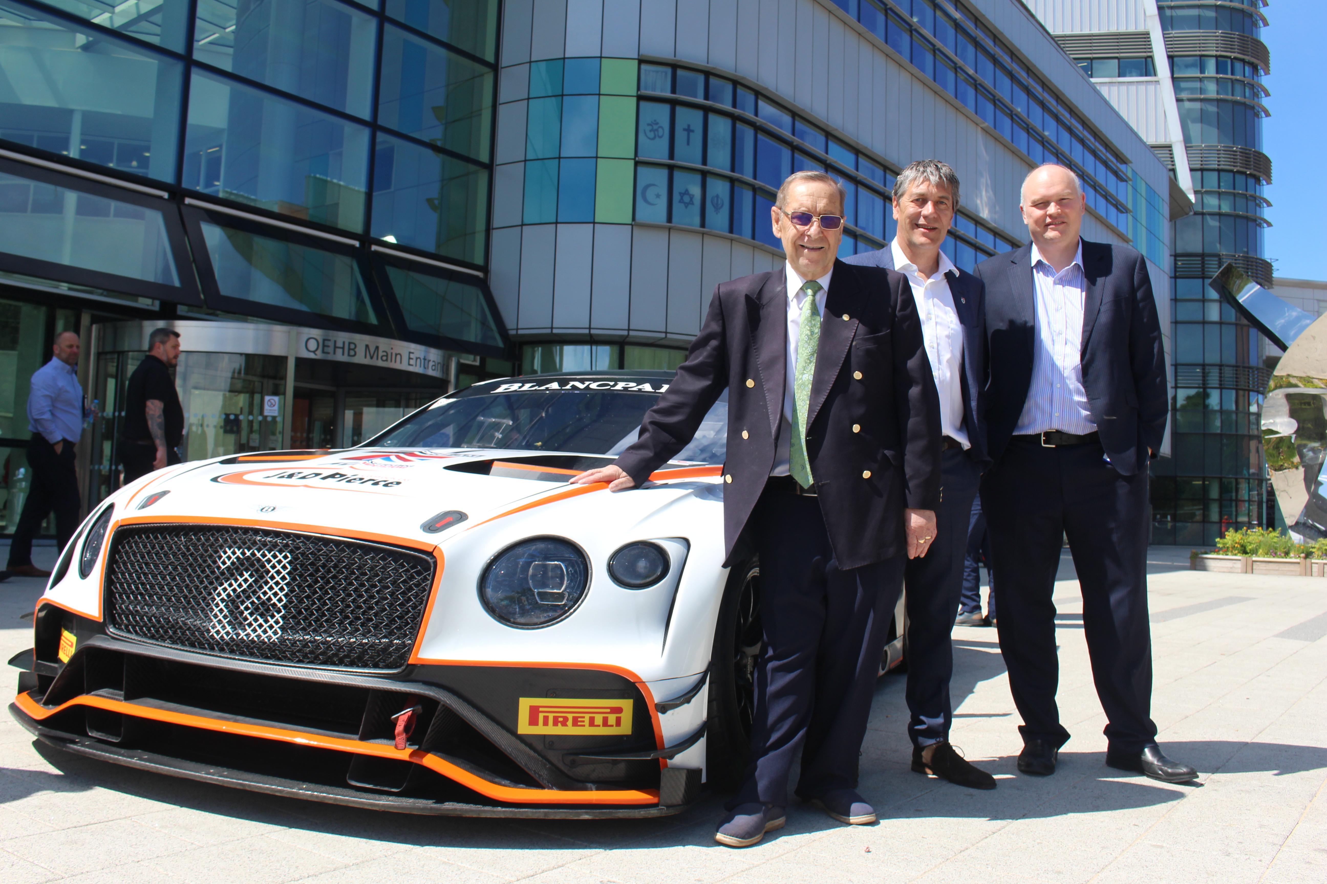 Former racing driver makes roaring donation to cancer patients