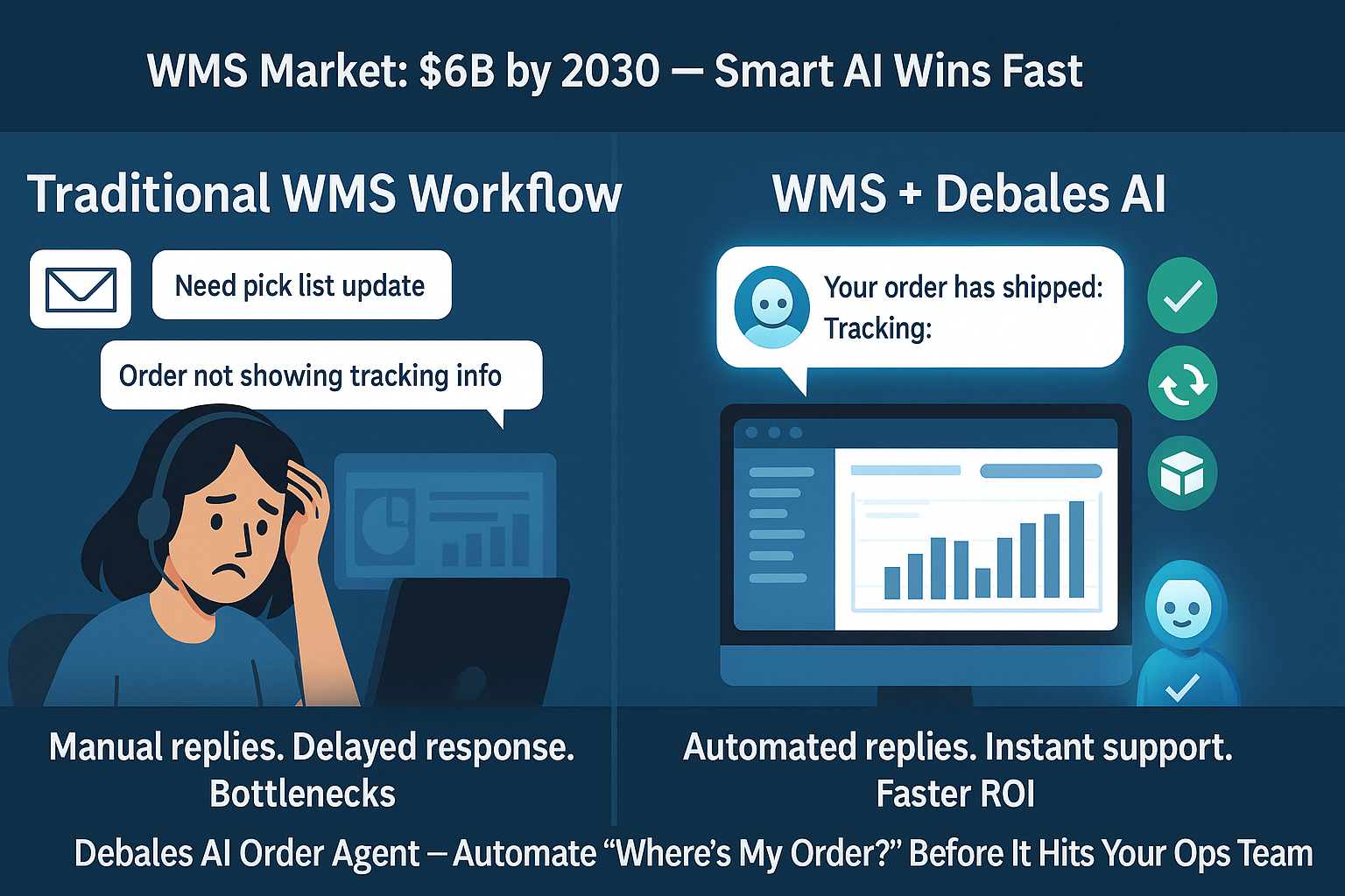 Why Order AI Agents Are the Smartest Add-On for WMS Growth | Debales AI