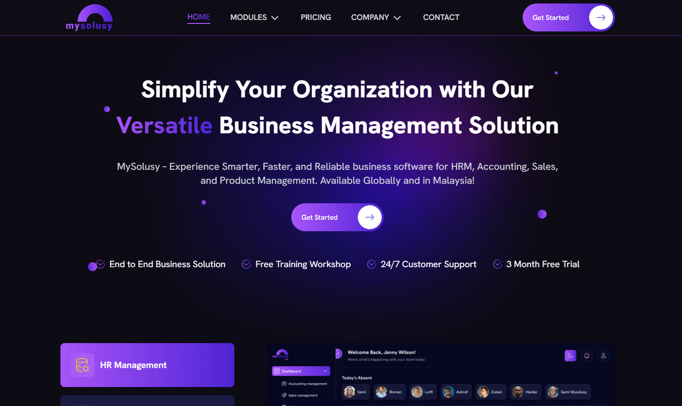 MySolusy - Affordable Business Management Solution For SME