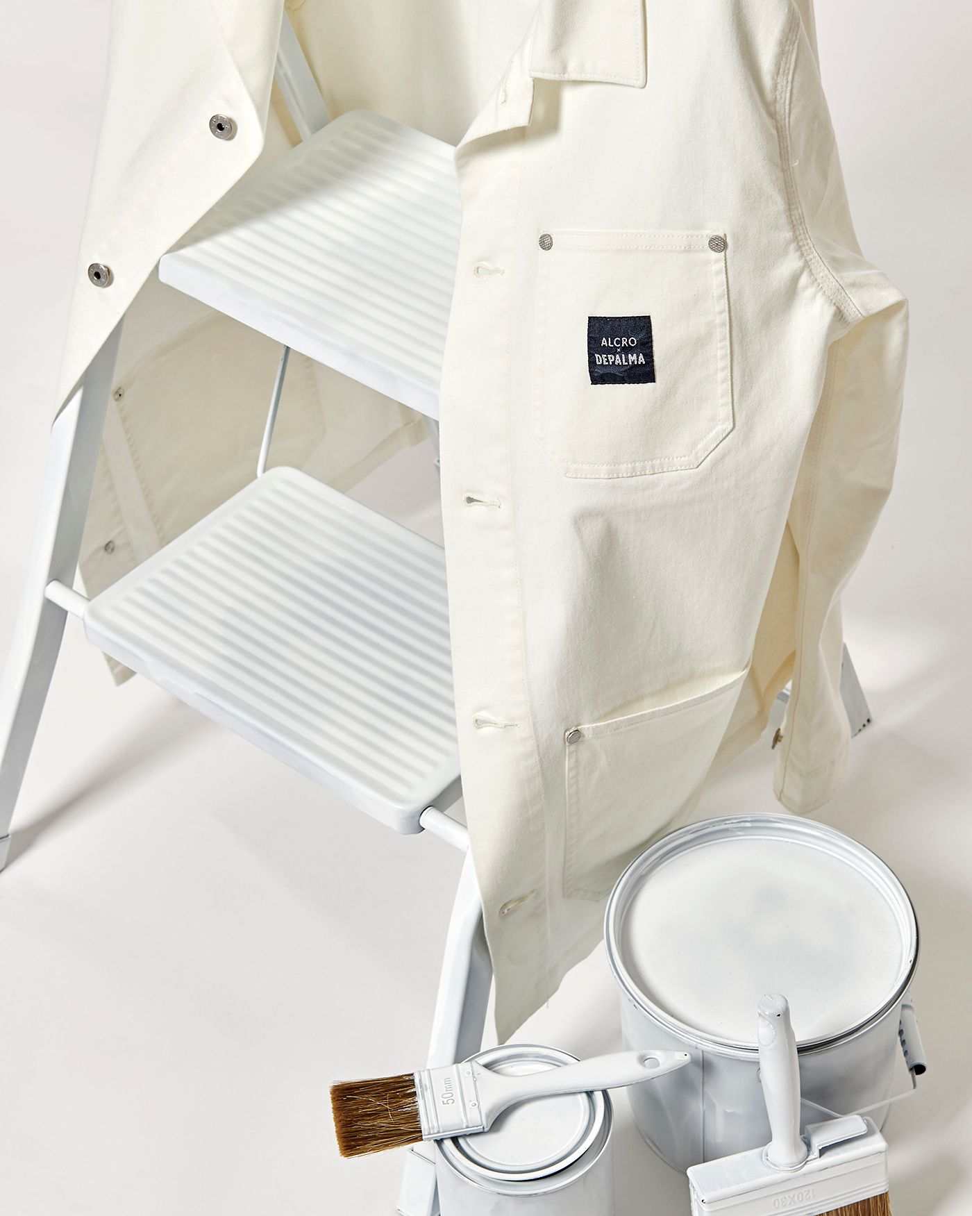 Alcro Painter Jacket Painter Jacket - White | DePalma Workwear