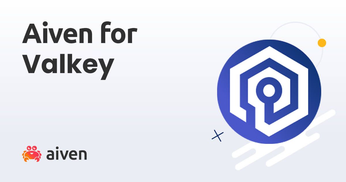 Managed NoSQL Valkey database | Aiven