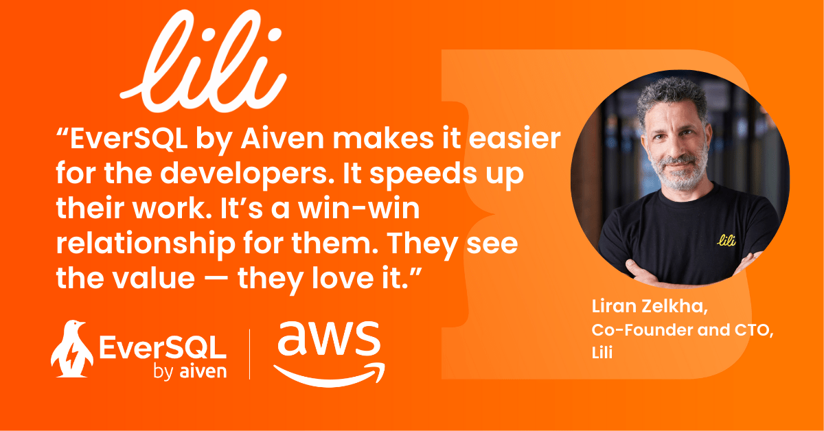 Eversql By Aiven Accelerates Postgresql® And Mysql® For Lili