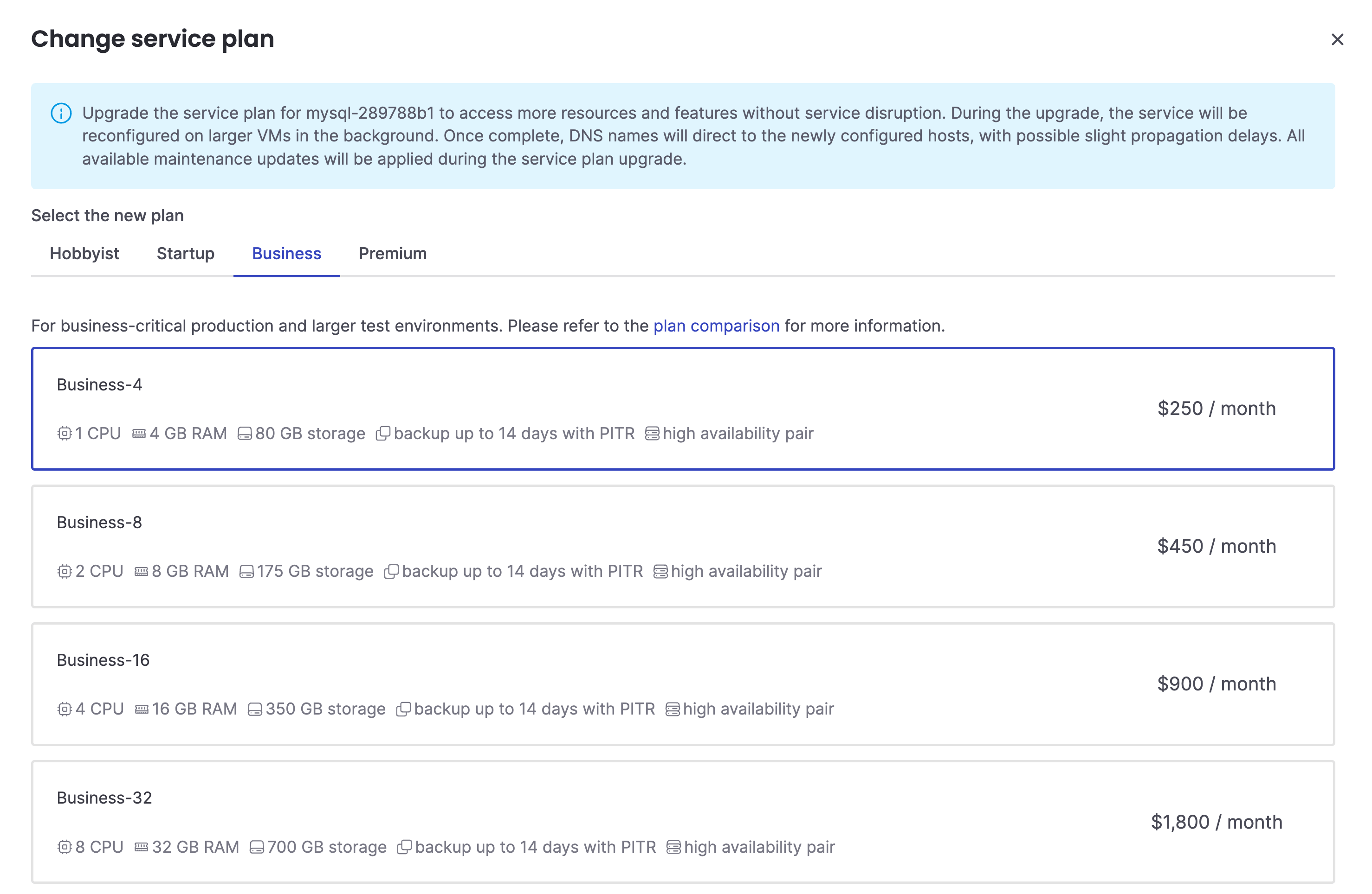 Managed MySQL | Aiven