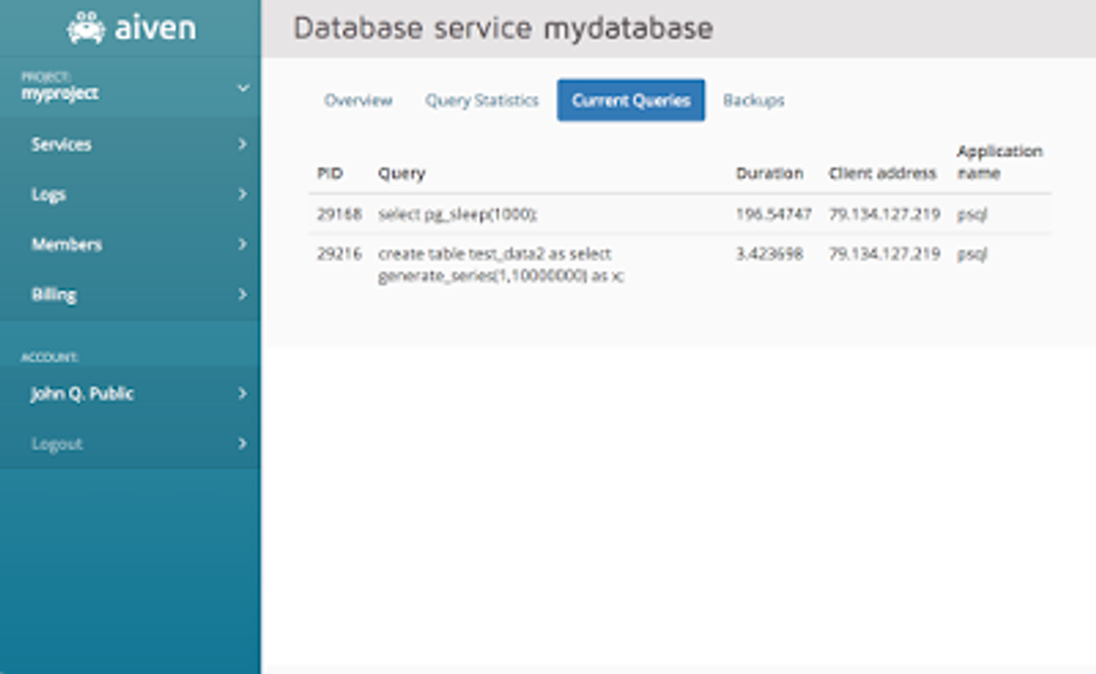 Aiven for PostgreSQL® tutorial