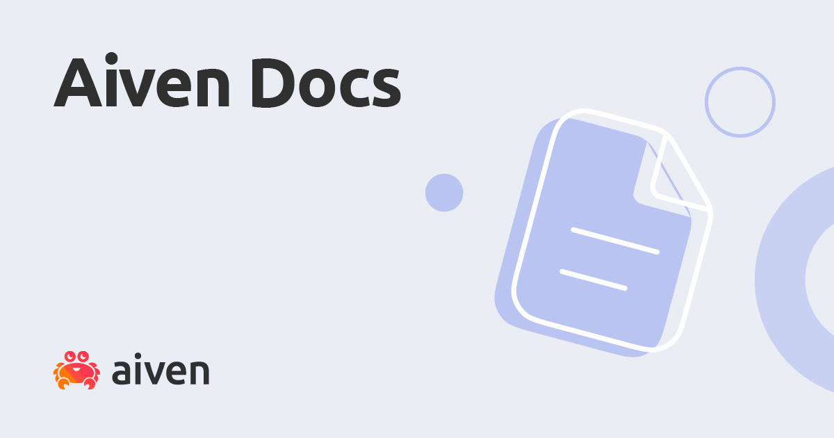 Managed Apache Kafka as a service | Aiven