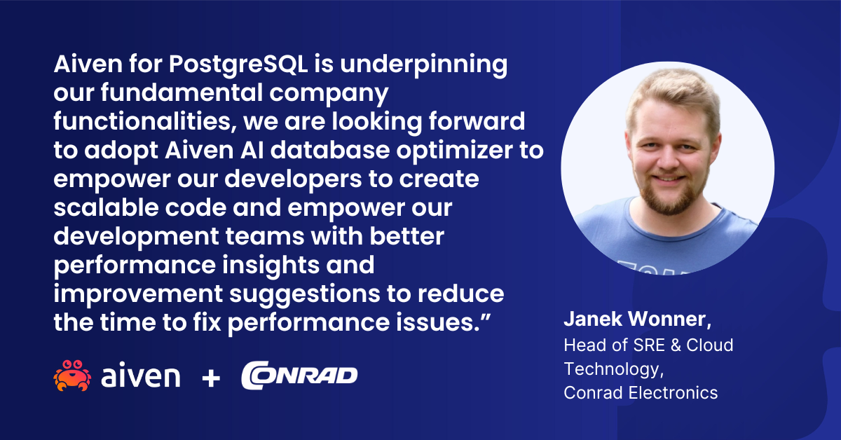 Introducing Aivens Ai Database Optimizer The First Built In Sql