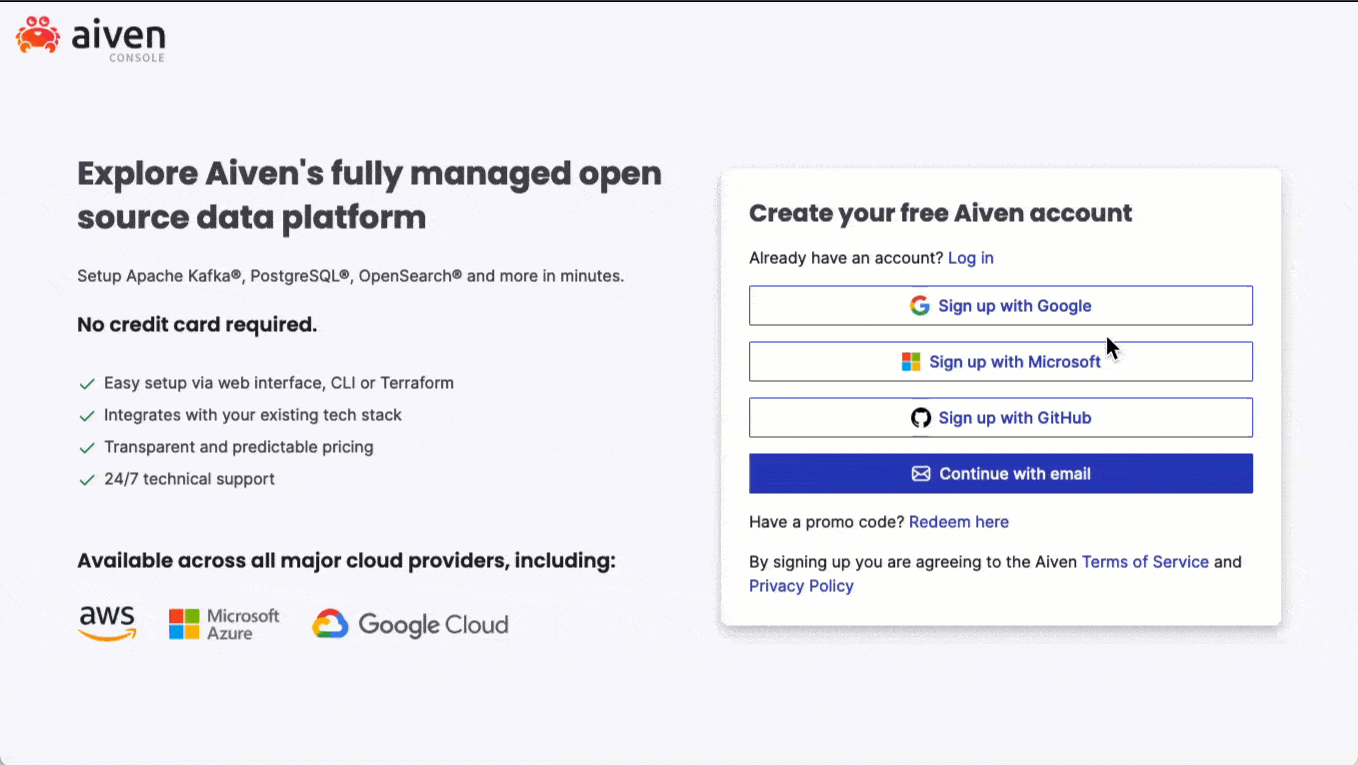 Create Hosted Postgresql® Database For Free