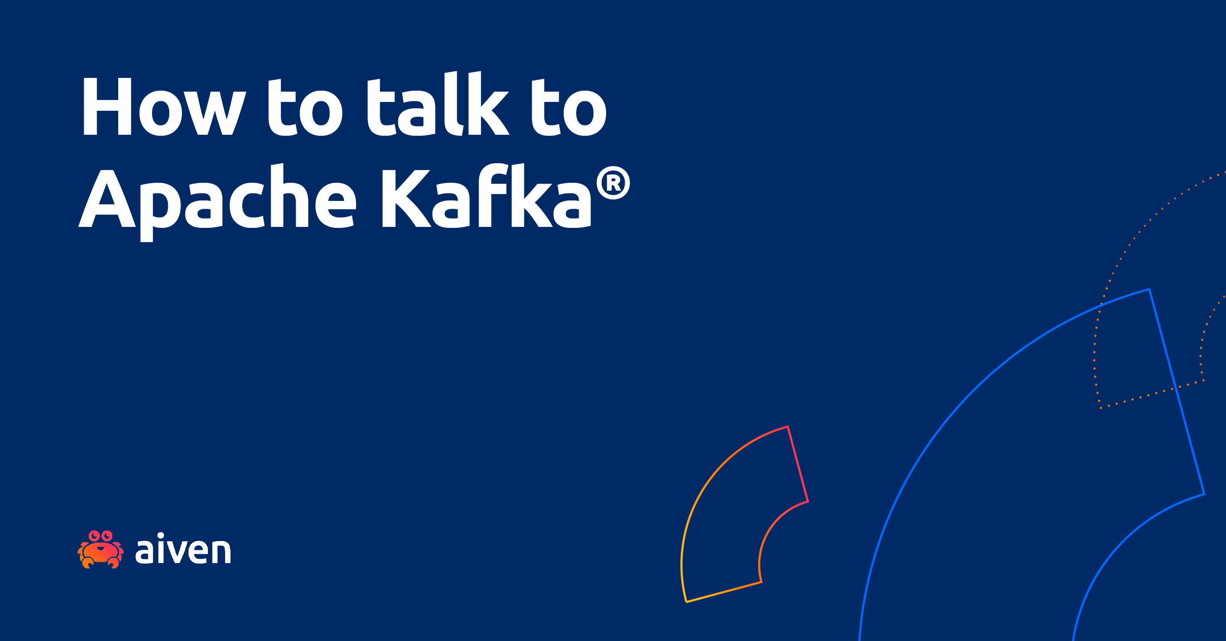 How to send and receive application data from Apache Kafka®