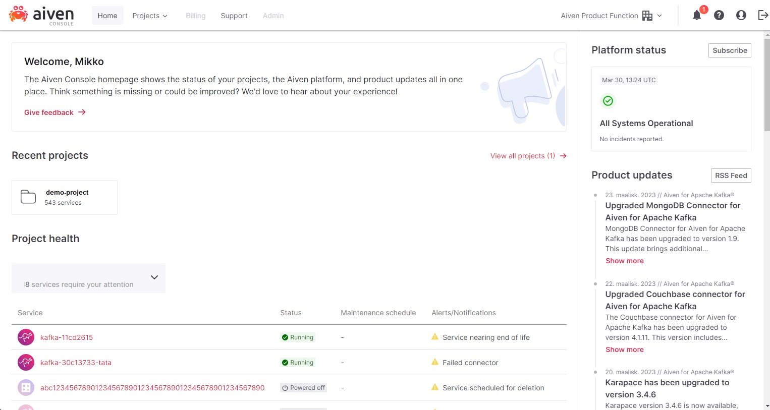 Aiven's Product Updates in Q1/2023 - Find out more!