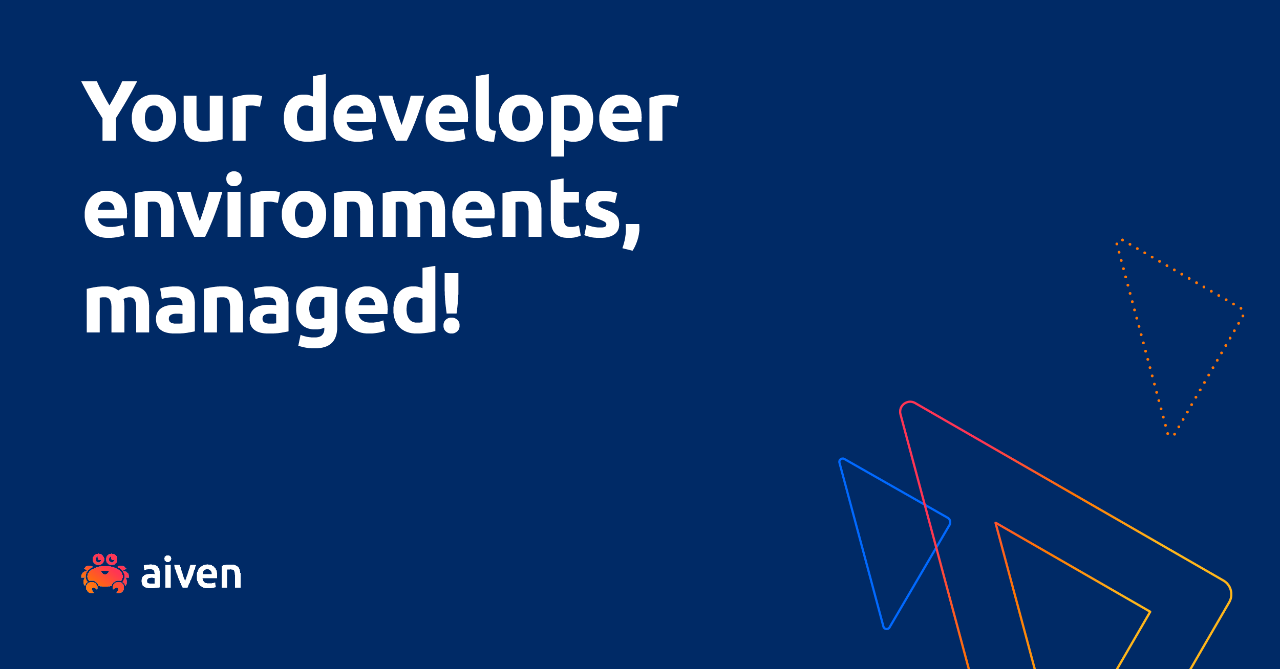 End to end managed development pipelines with Aiven and Qovery