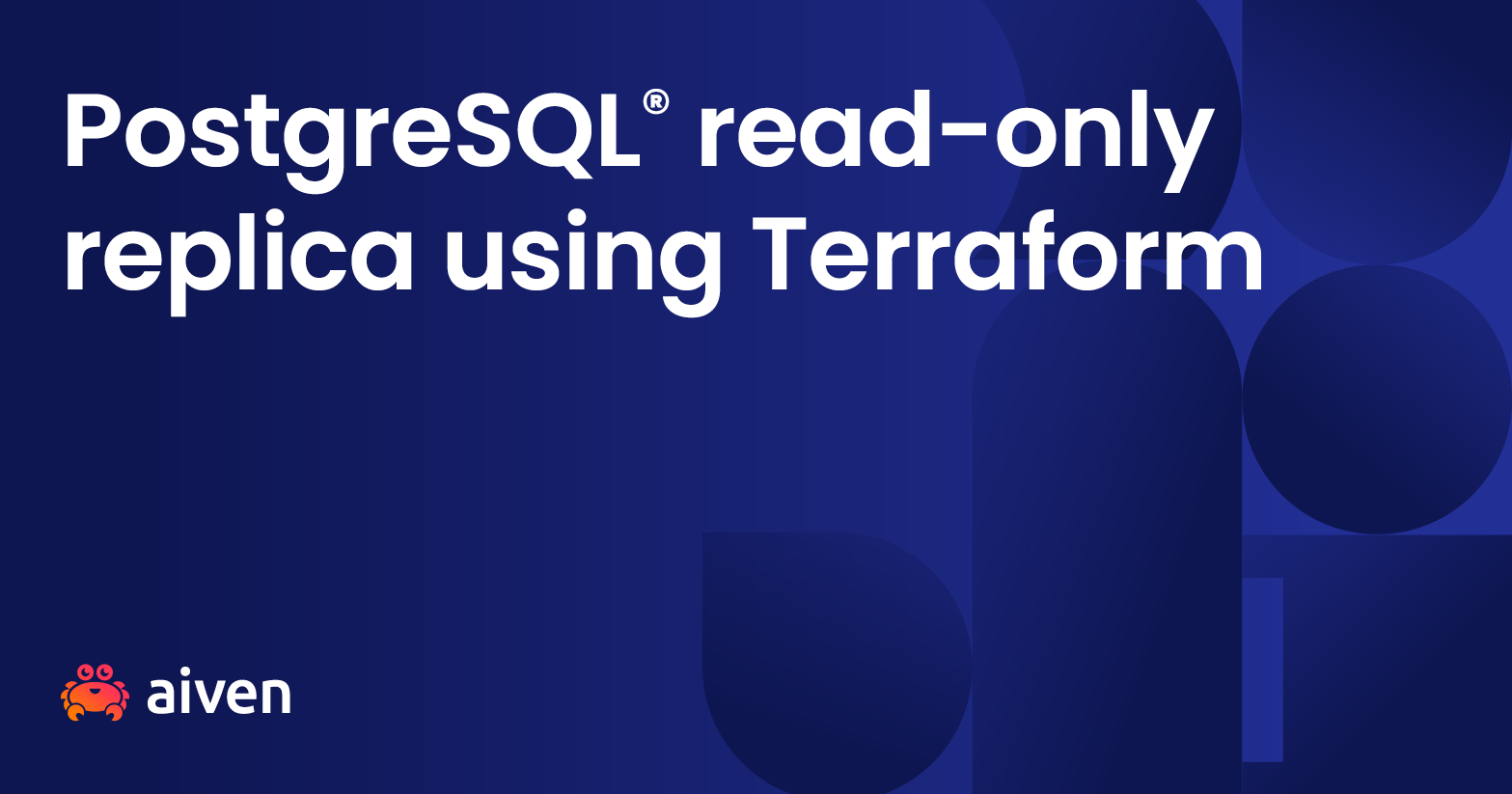 Postgresql® Read Only Replica Using Terraform