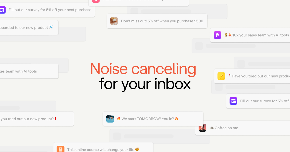 Skiff – Email unsubscribe and Inbox Noise Canceling