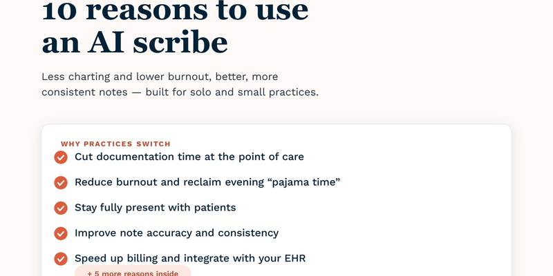 10 Reasons Every Private Practice Should Use AI Scribe
